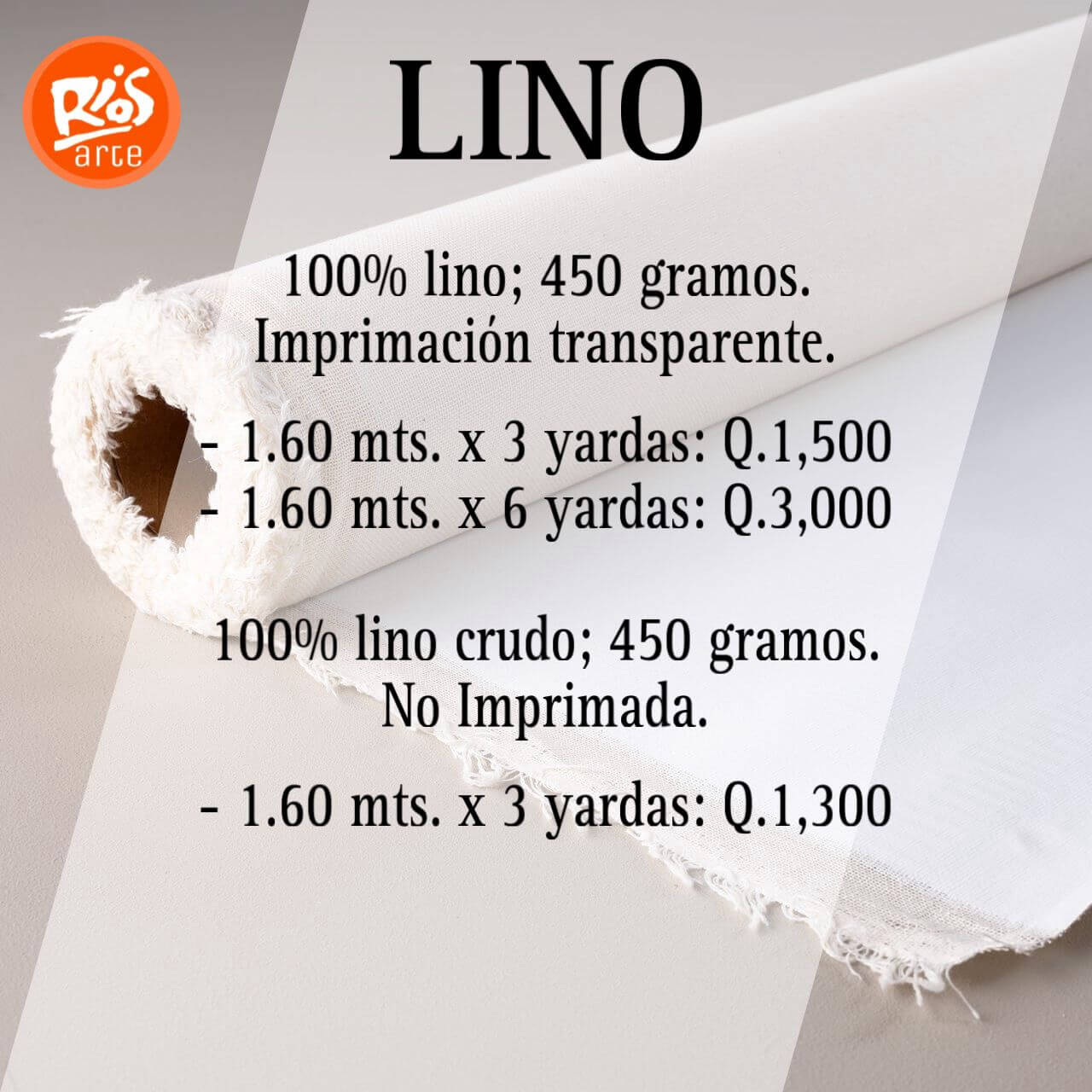 Rollos de Tela Importados - Ríos Guatemala