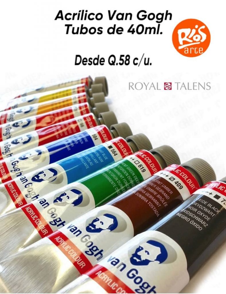 Acrilico Van Gogh Talens - Ríos Guatemala